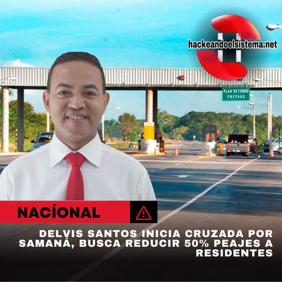 Delvis Santos inicia cruzada por Samaná, busca reducir 50%...