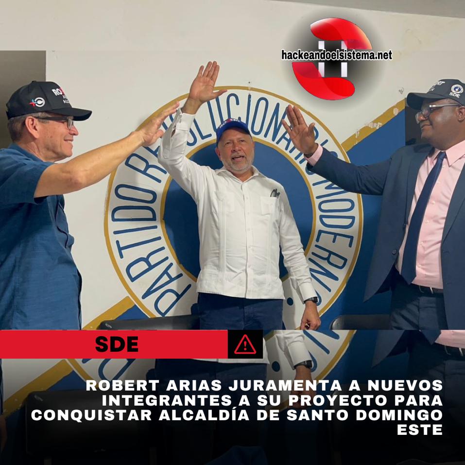 Robert Arias juramenta a nuevos integrantes a su proyecto para...