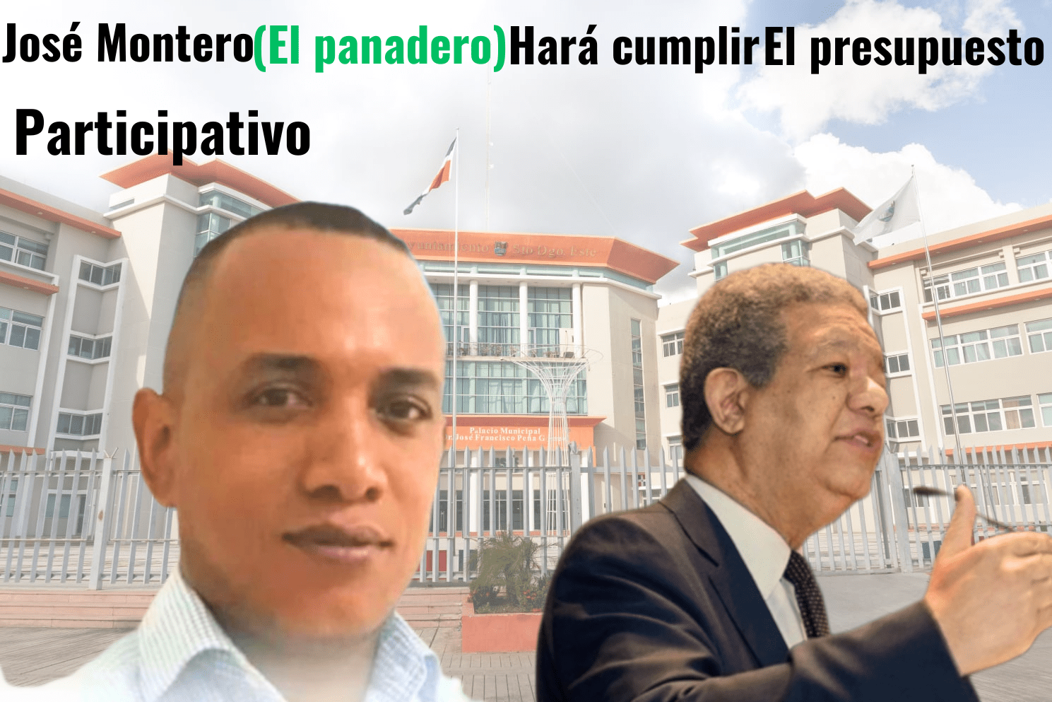 José Montero (El panadero) hará cumplir el presupuesto participativo ...