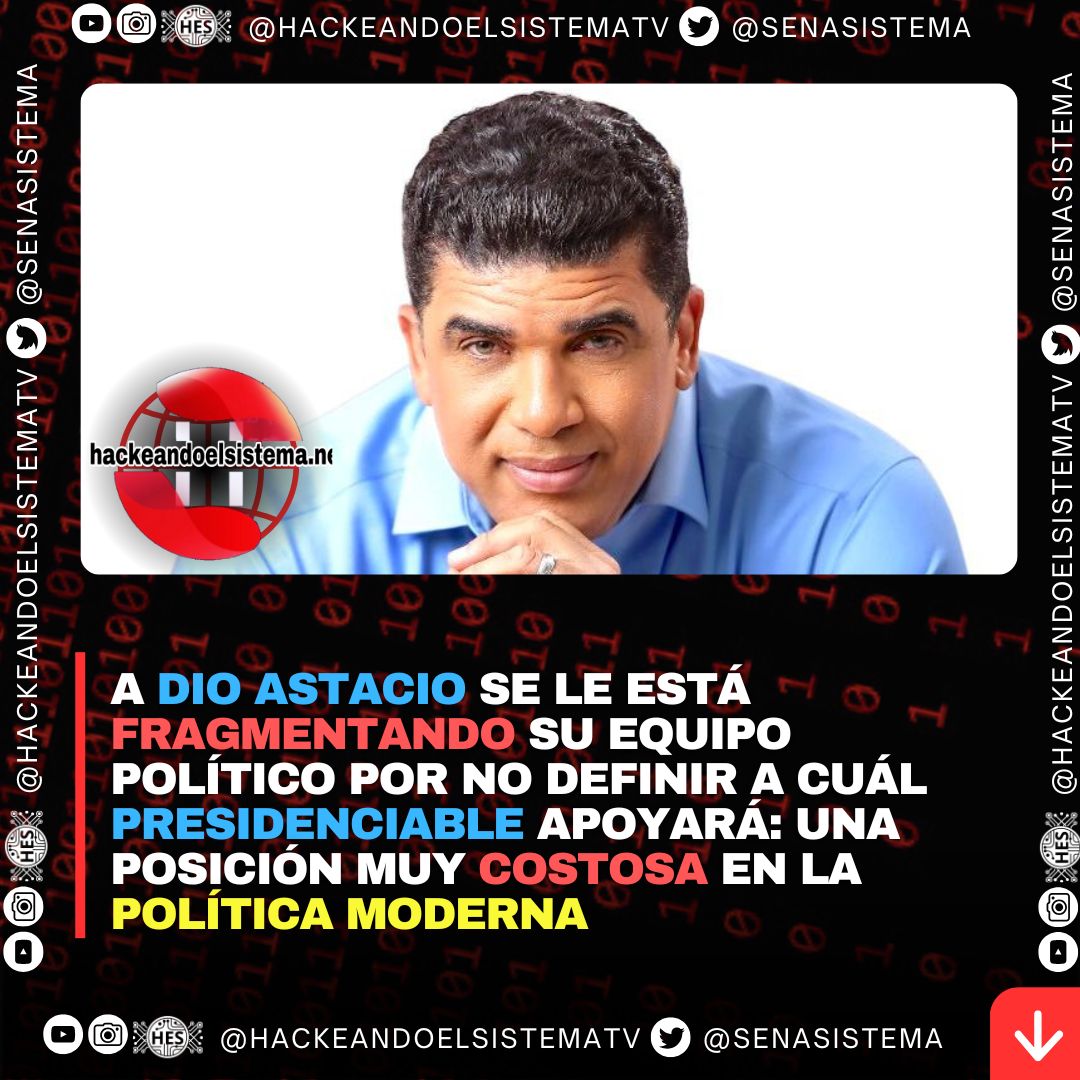 A Dio Astacio se le está fragmentando su equipo político